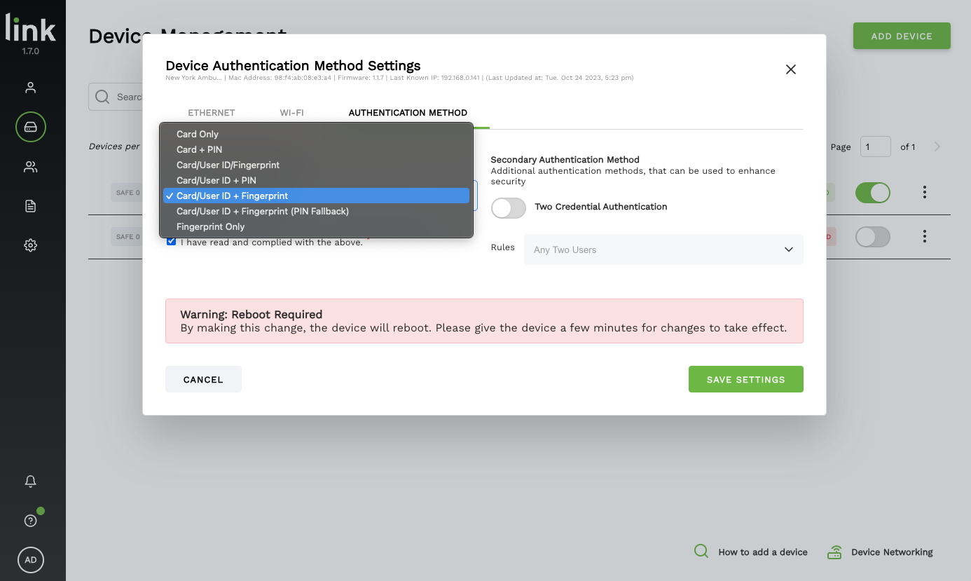 User Guide | Safe Activation, Access Methods, and Management